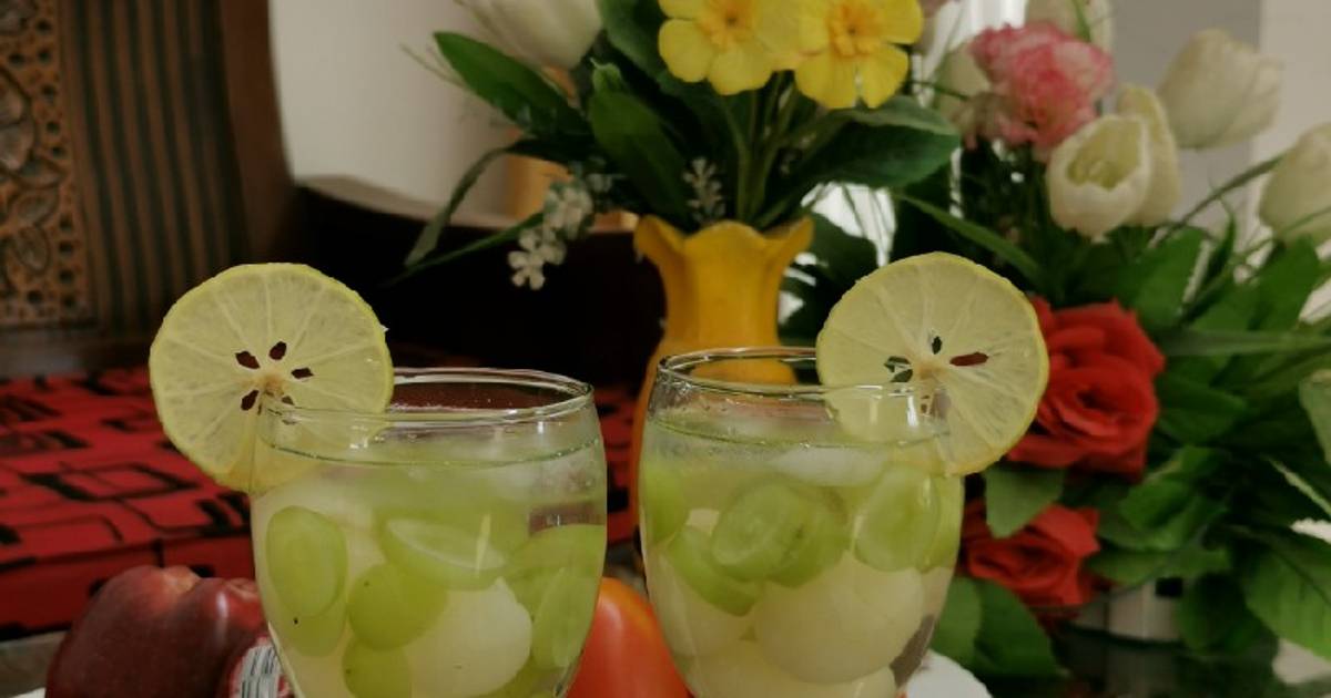 Resep Longan Green Grape Cocktail oleh Yuli Asih - Cookpad