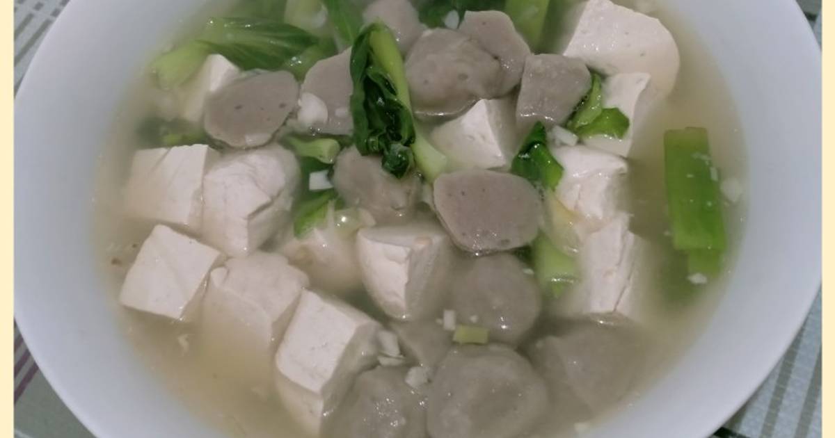 Resep Sup Tahu Bakso oleh Fatmawati Bangun - Cookpad