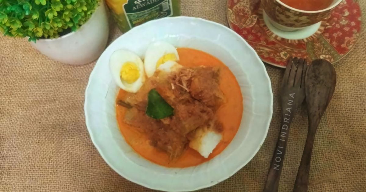 Resep Lontong Sayur Gulai Cubadak / Gulai Nangka Khas Minang oleh Novi Oppie Indriana - Cookpad