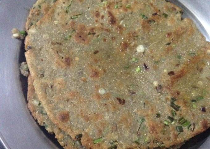 Lashan wali bajray ki roti Recipe by Areeba Muhammed - Cookpad