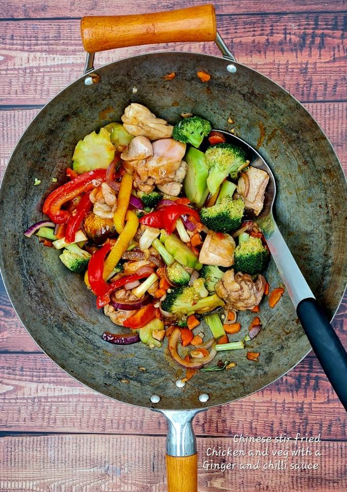 Chinese Sweet Chilli & Garlic stir fried chicken Recipe by Dawn - Cookpad