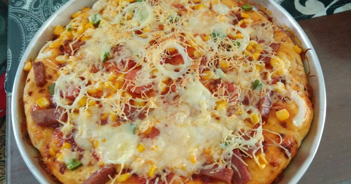 Resep pizza sederhana tanpa mozarella rumahan enak dan mudah - Cookpad
