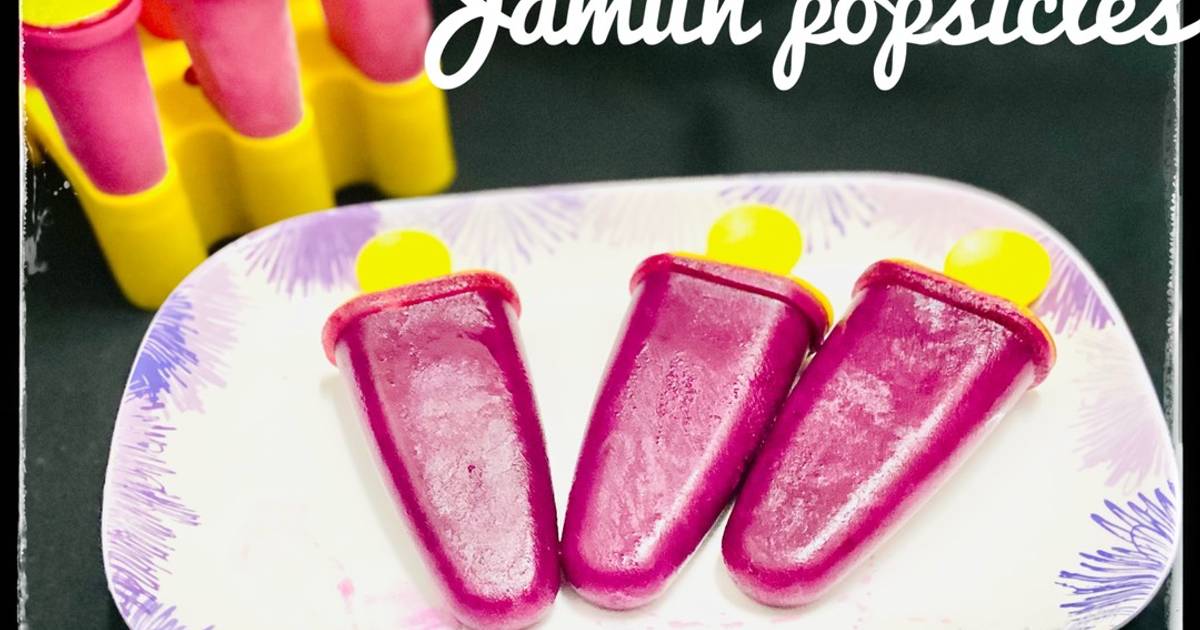 Jamun popsicles Recipe by Travel with Hena - Cookpad