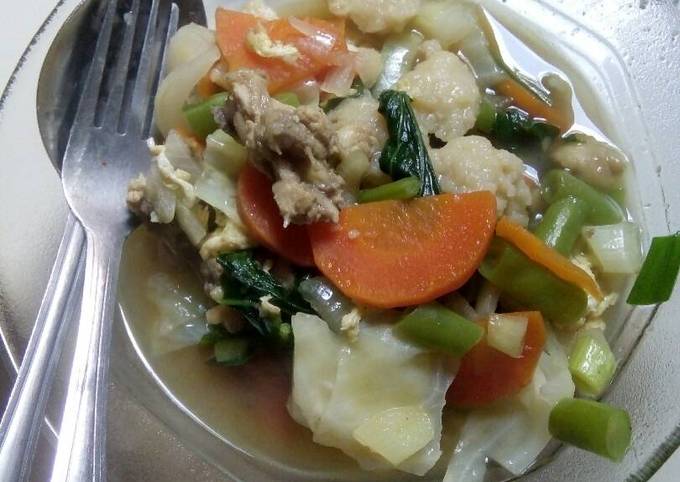 Resep Sayur capjai ala kadar nya😋👍 oleh Mama Yuli - Cookpad