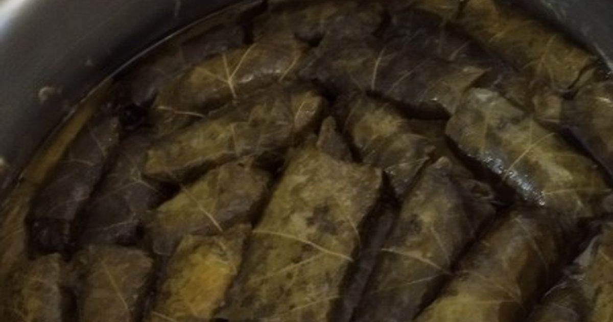 Ντολμαδάκια γιαλαντζί με άσπρη σάλτσα Συνταγή από τον/την Ρενα Κριεζη ...