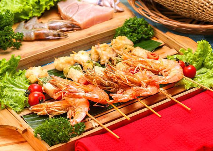 Resep Resep Sate Seafood Goreng oleh DapurKobe - Cookpad