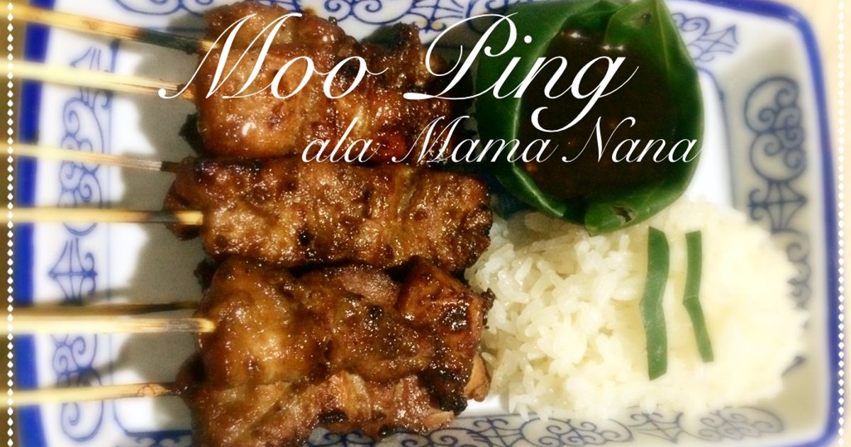 Resep Moo Ping (Sate Daging Ala Thailand) oleh Ala Mama Nana - Cookpad