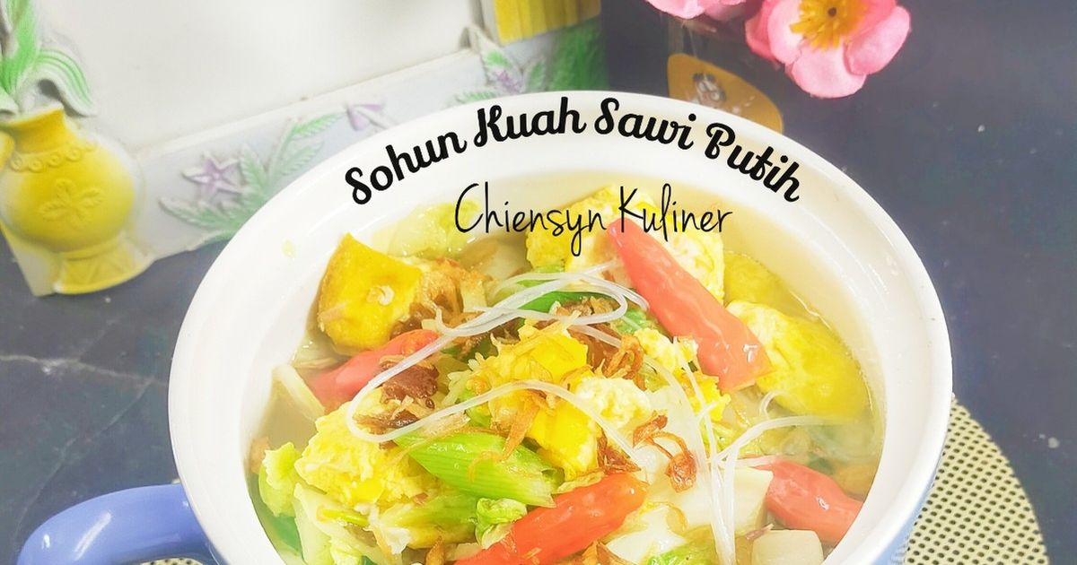 Resep Sohun Kuah Sawi Putih oleh Chiensyn Kuliner - Cookpad