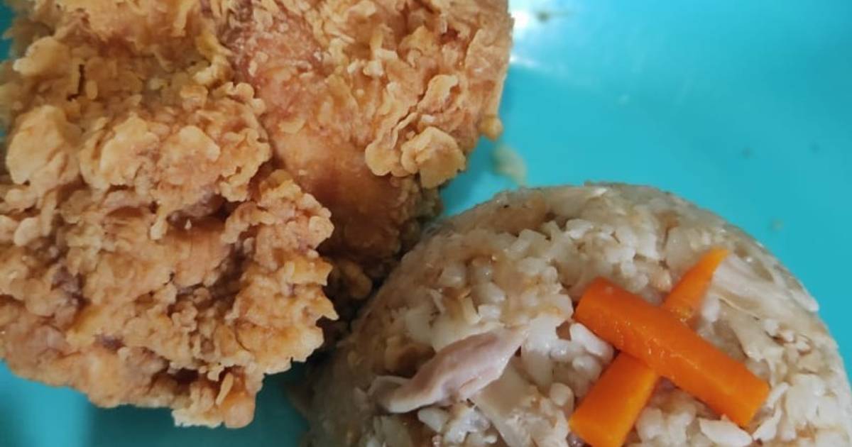 Resep Nasi Ayam KFC Rice Cooker oleh Yenni Andriani - Cookpad