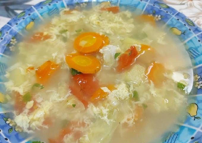 Resep Sup Tomat Telur oleh Najihatur Rejki - Cookpad