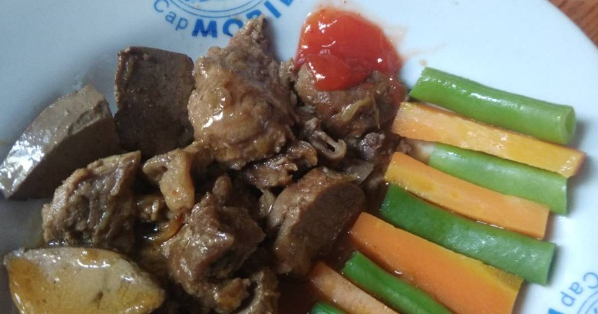 Resep Bistik Daging dan Hati Kambing oleh GrenNies - Cookpad