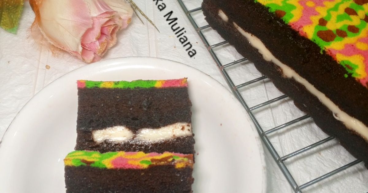 Resep Brownies Batik Ketan Keju Lumer oleh Eka Muliana - Cookpad