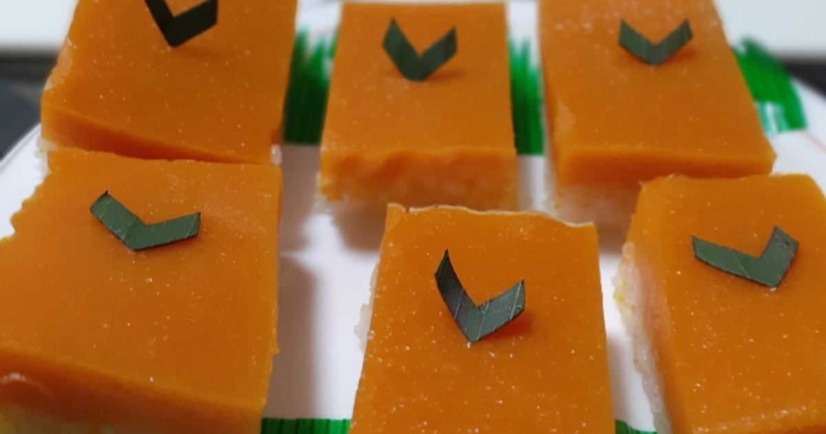 Resep 105.Kue Talam Ketan Srikaya Labu Kuning oleh Arni Susanti - Cookpad