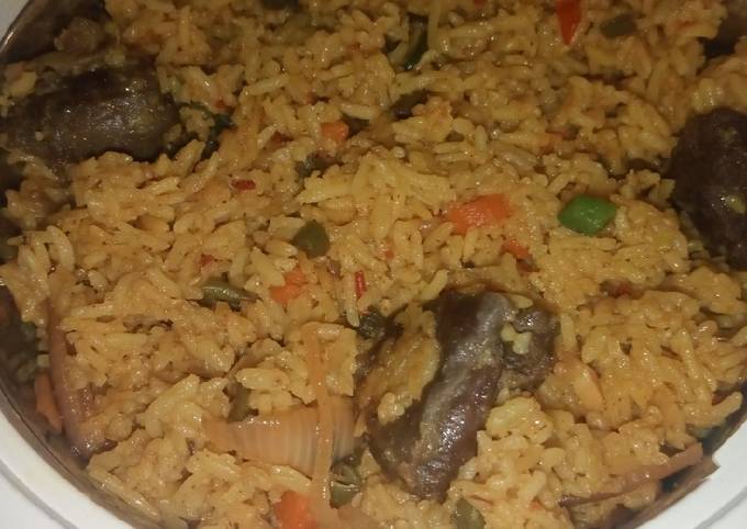Vegetable Jollof Rice Recipe by Fady SBT - Cookpad