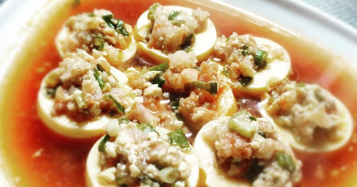 Resep Steam tahu udang oleh Regeena_123🌷 - Cookpad