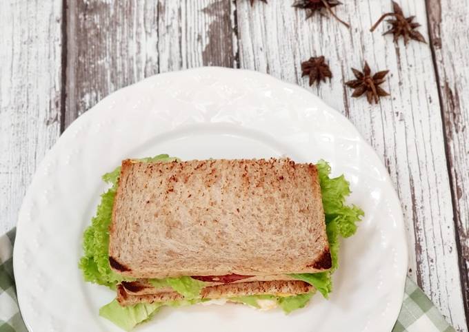 Resep Sandwich Roti Gandum oleh Leka Iskandar - Cookpad