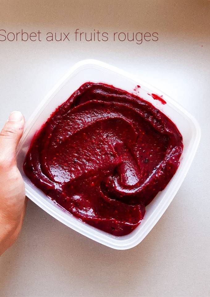 Sorbet aux fruits rouges de Gwendoline Torregrosa - Cookpad