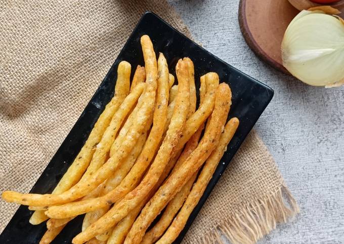 Resep Long potato (Snack MPASI 1+ tahun) oleh Anne Desy - Cookpad