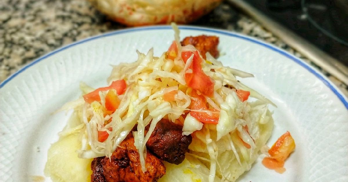 Chancho Con Yuca Receta de Endúlzate con Eu