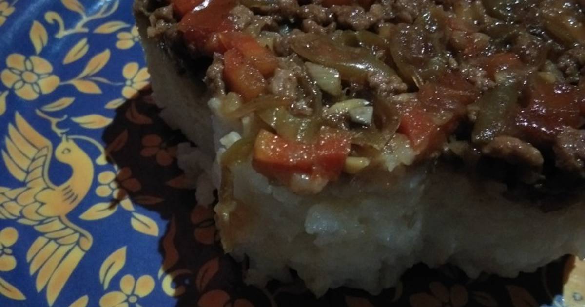 Resep Nasi Tim Daging oleh Inggar Sayekti Ningrum - Cookpad