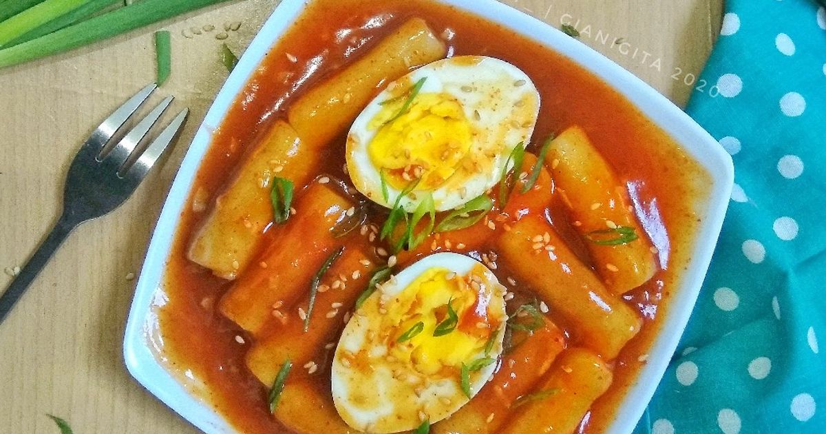 Resep topokki kenyal & lezat: Cara mudah membuat di rumah