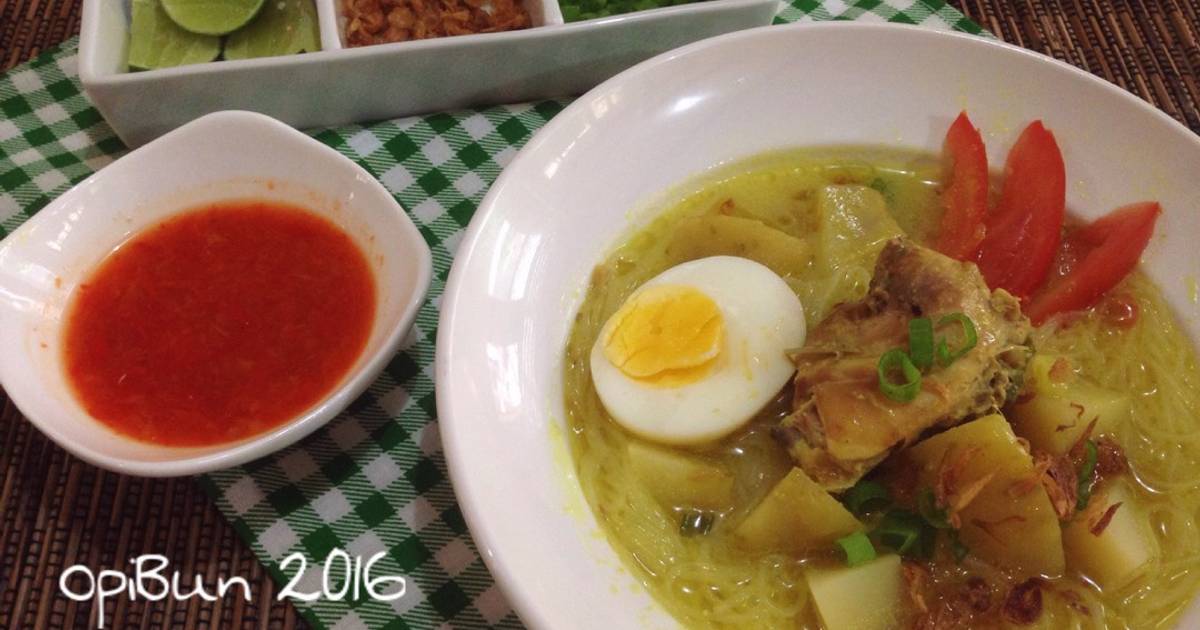 Resep Soto Ayam simple oleh OpiBun - Cookpad