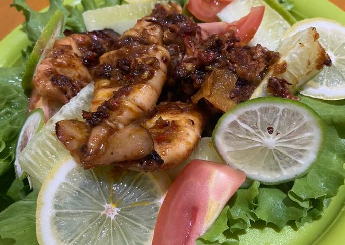 Resep Cumi Bakar Jimbaran oleh Deva Cr - Cookpad
