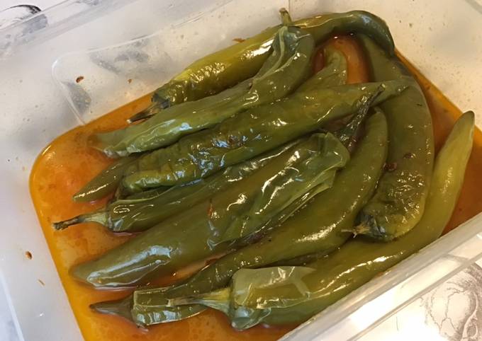 Piments verts à la sauce piment et citron de Mila Skull - Cookpad