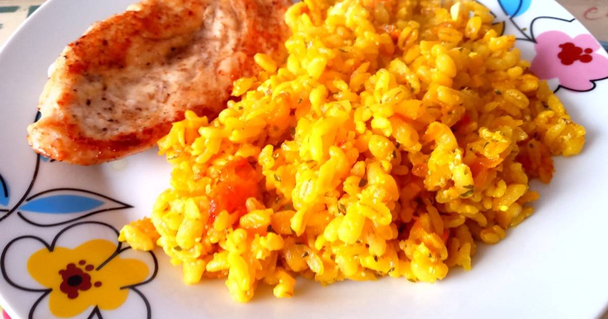 Guiso de trigo con pollo al comino Receta de Evita- Cookpad