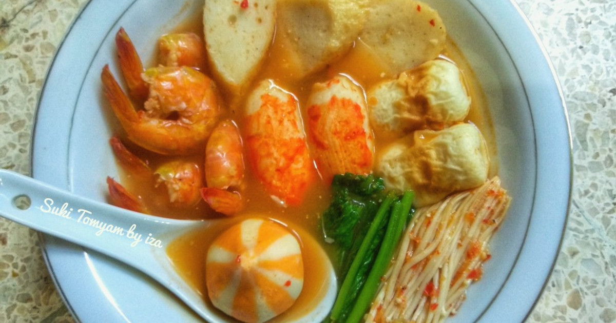 Resep Suki Kuah Tomyam oleh Auliza - Cookpad