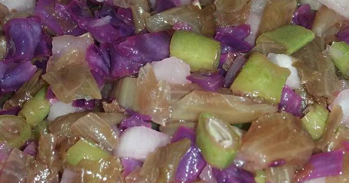 Ensalada de repollo morado Receta de Carmen Ortega- Cookpad