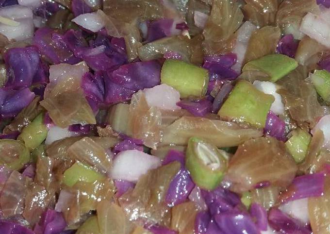Ensalada de repollo morado Receta de Carmen Ortega- Cookpad