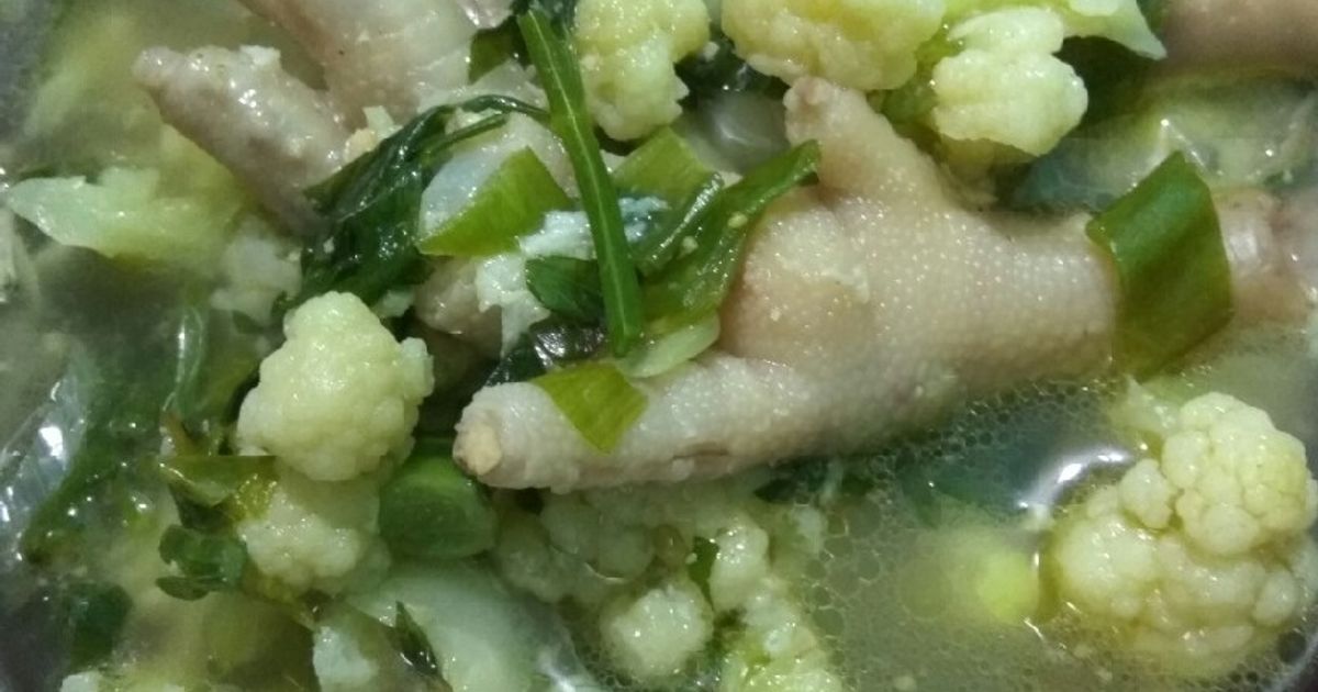 Resep Sup Ceker Ayam oleh Aprilfika - Cookpad