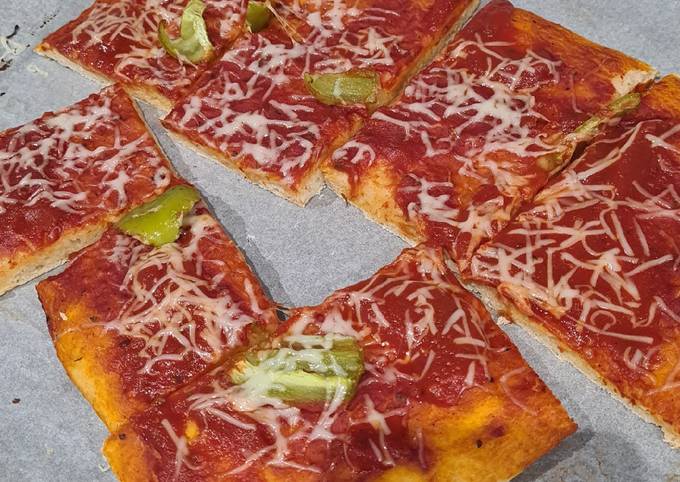 Pizza carrée Algérienne de Iméno - Cookpad