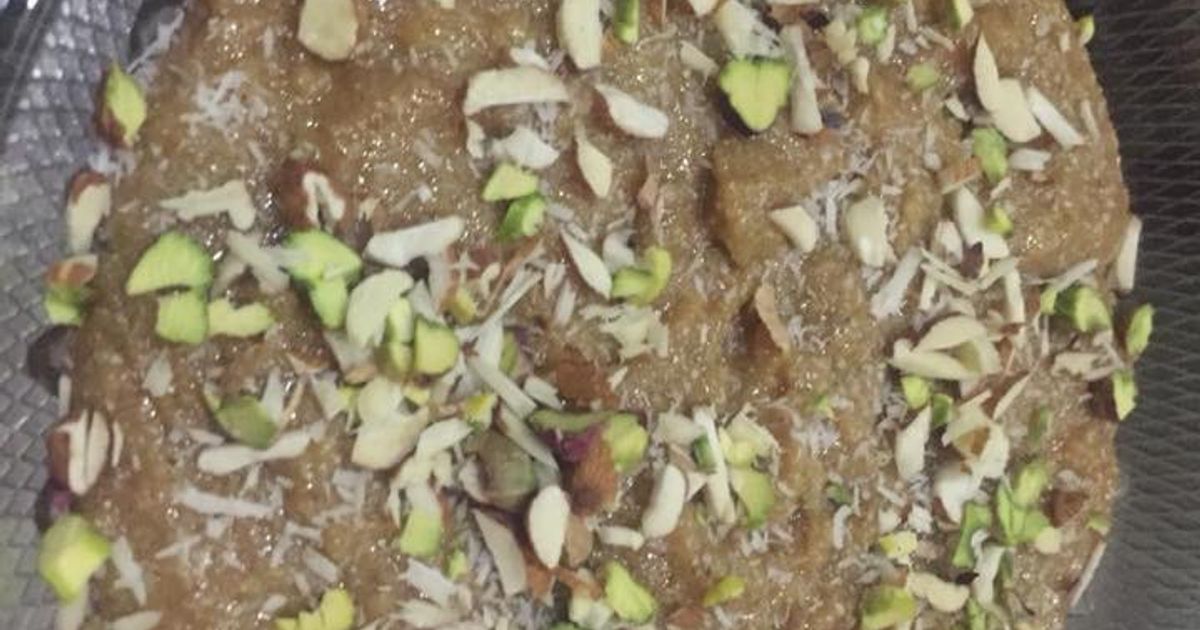 Soji And Powder Milk Halwa Recipe by Shahnila Saleem - Cookpad