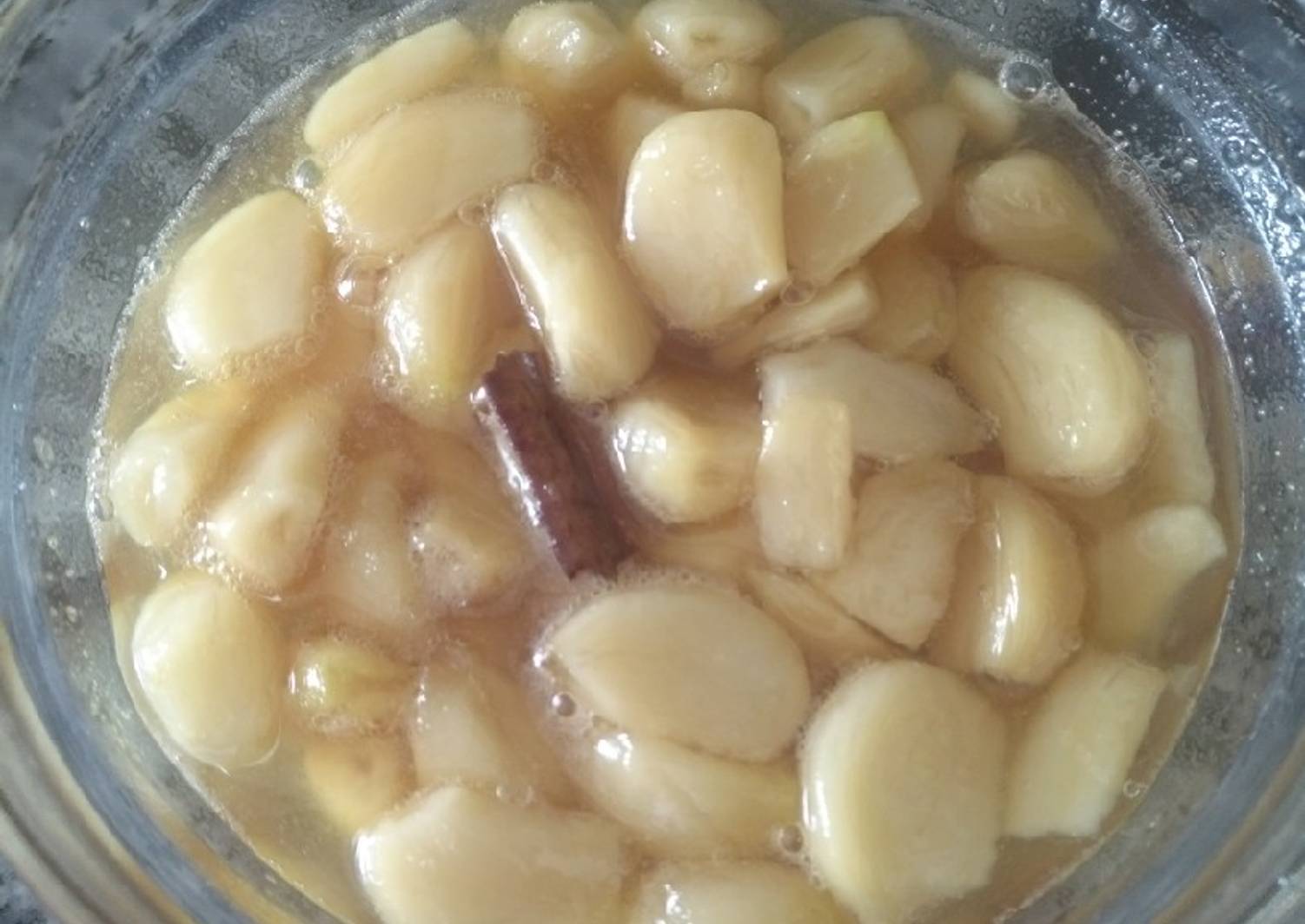 Ajos encurtidos con miel Receta de Álvaro Villanueva Ojeda- Cookpad