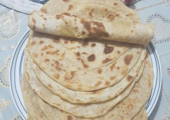 Chapati type 2 Recipe by Umluq Mohamed - Cookpad
