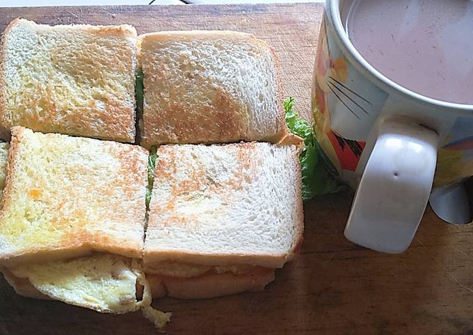 Resep Roti Bakar Isi Telur Oleh Nisya Ibrahim Cookpad