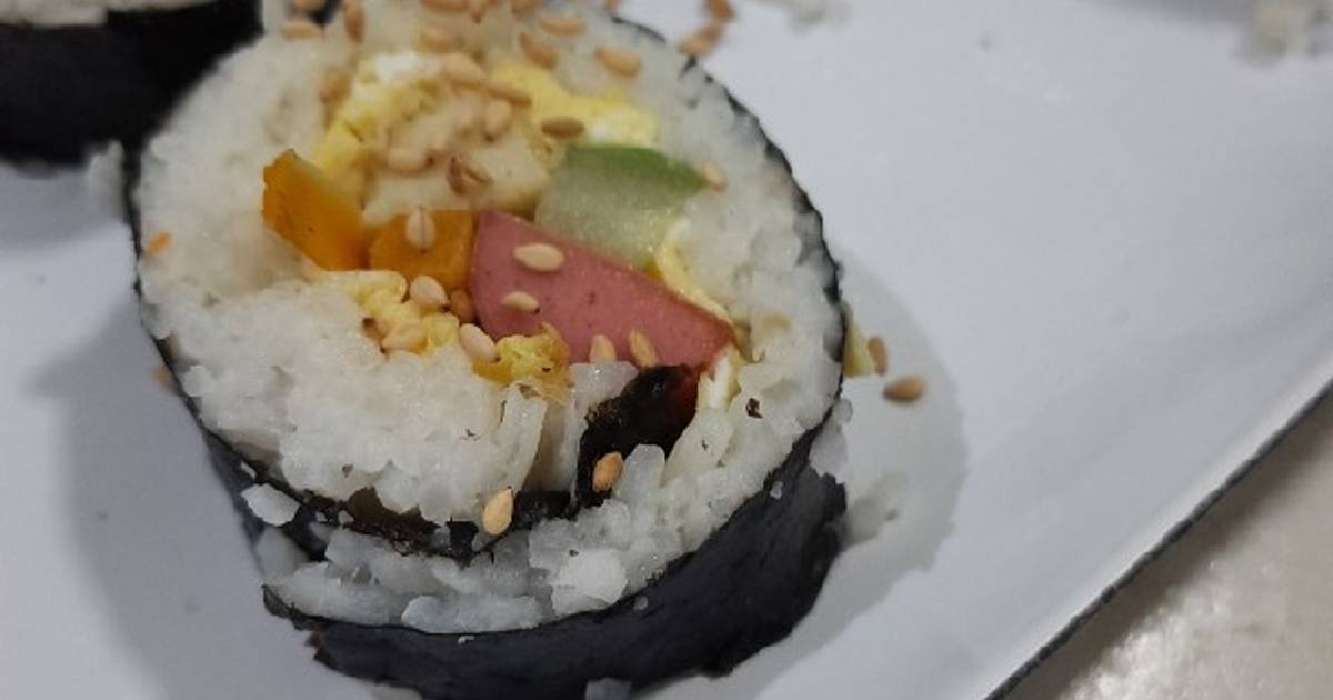 21 resep sushi gimbap saus enak dan mudah - Cookpad