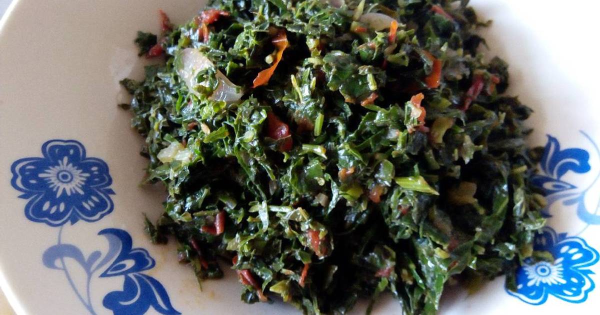 Fried Kunde (cowpeas leaves) Recipe by Jasper Mwenda - Cookpad