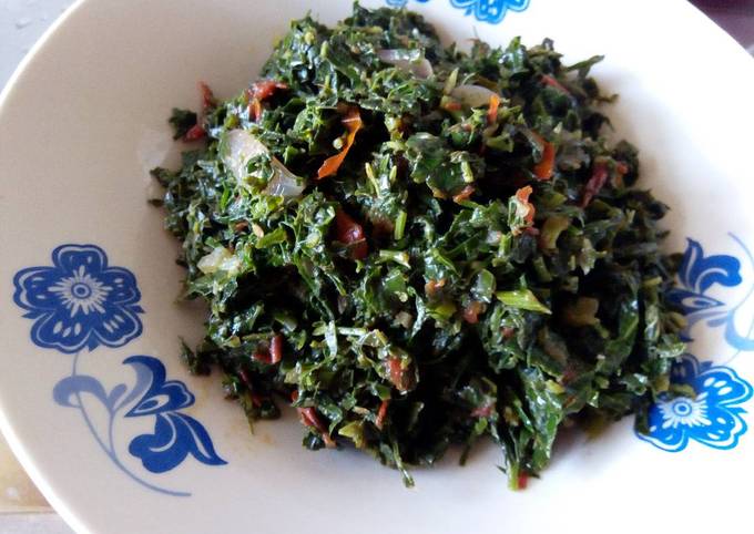 Fried Kunde (cowpeas leaves) Recipe by Jasper Mwenda - Cookpad