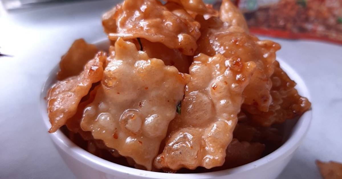 42 resep keripik pangsit balado enak dan mudah - Cookpad