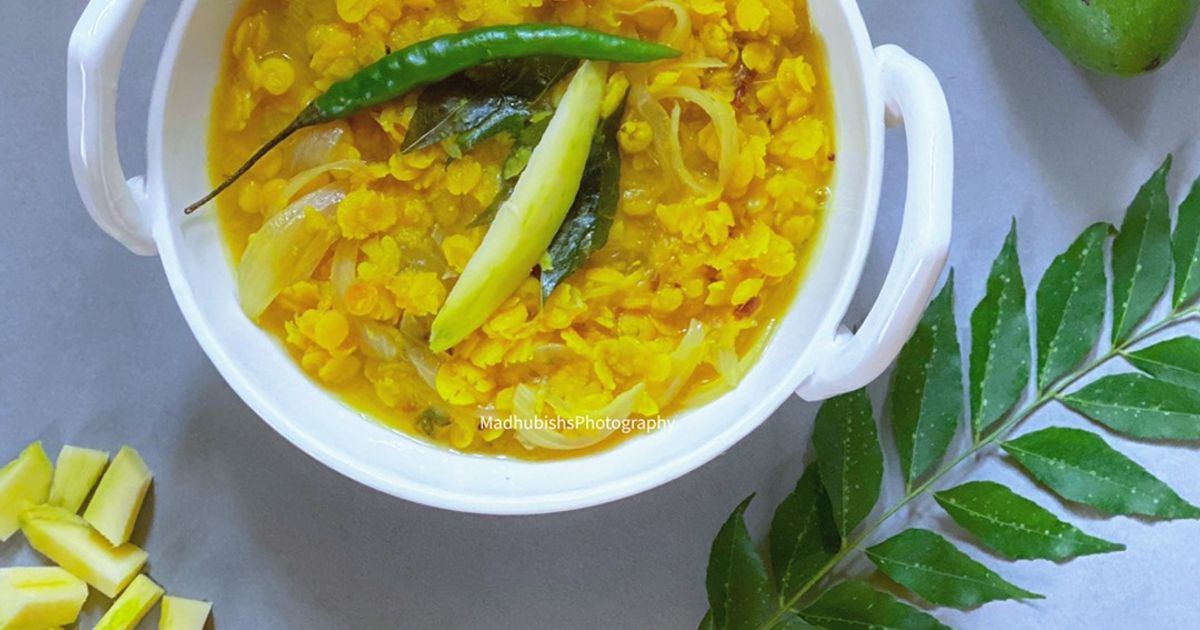 Green Mango Dal Recipe by Madhumita Bishnu - Cookpad