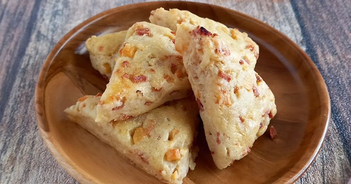 Resep Cheese Scone Frozen Bread oleh Desfita_MamiCay - Cookpad