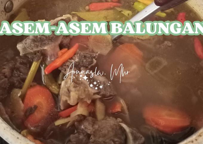 Resep Asem-Asem balungan oleh Siti Muffadillah - Cookpad