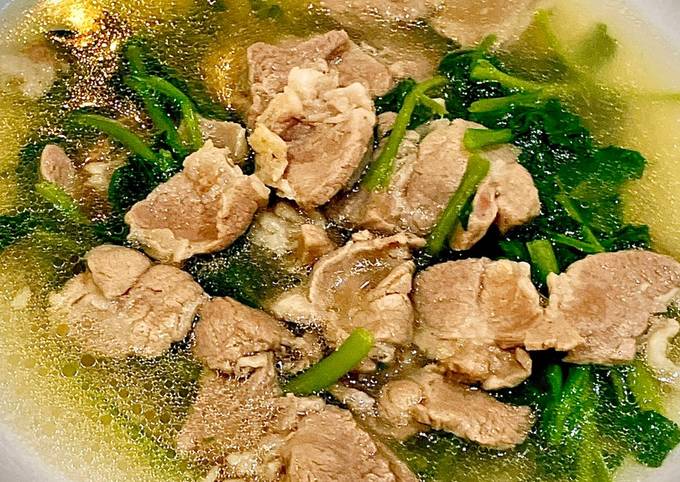 Resep Sup Babi Selada Air oleh Nathalia Tj - Cookpad