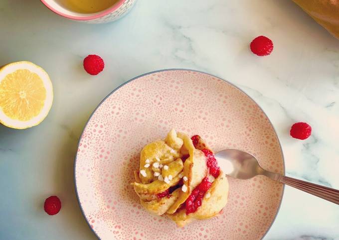 Brioches suédoises framboises - citron de Les_recettes_de__Chloé - Cookpad