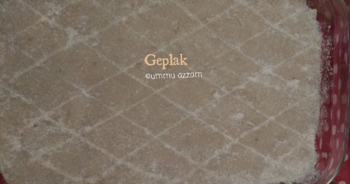 Resep Geplak (Khas Betawi) oleh Ummu Azzam 💐 - Cookpad