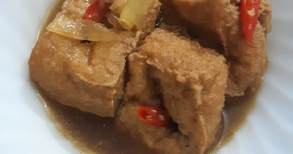 Resep Tahu Kecap Ala Nasi Jamblang oleh Stefanie Intan - Cookpad