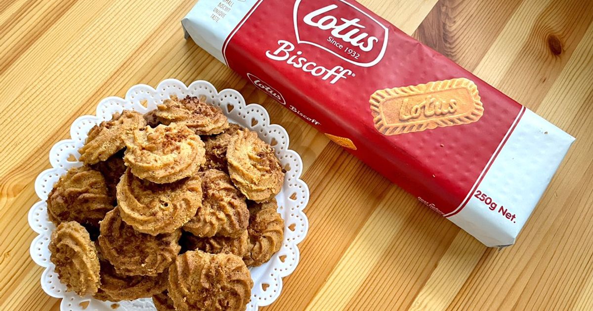 Resep Biscoff Lotus Buttercookies oleh TriLim - Cookpad